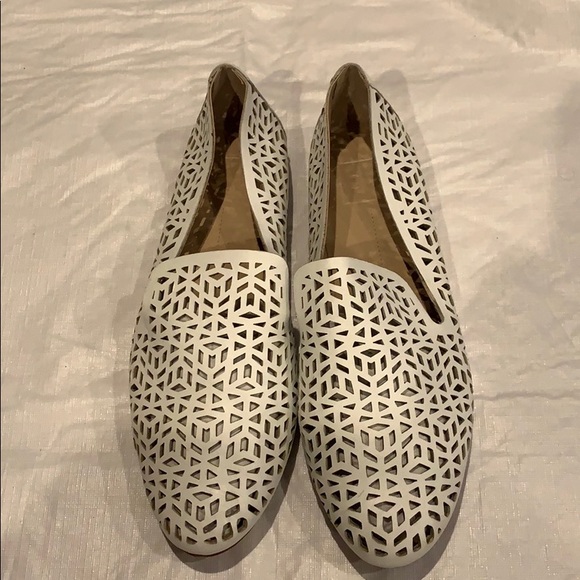 Shoes | Bone White Flat Shoe | Poshmark